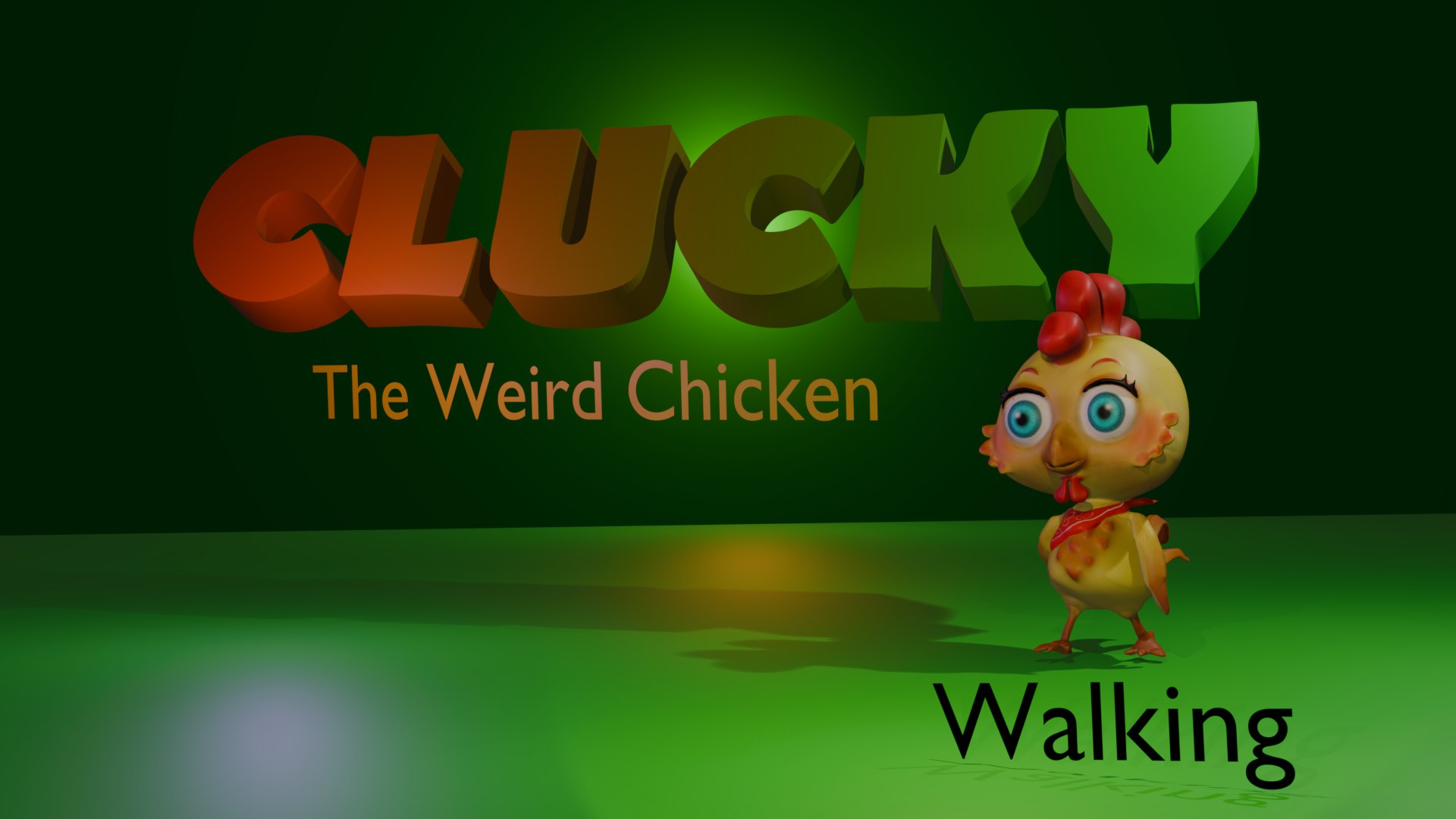 Clucky The Weird Chicken Model - TurboSquid 2293632