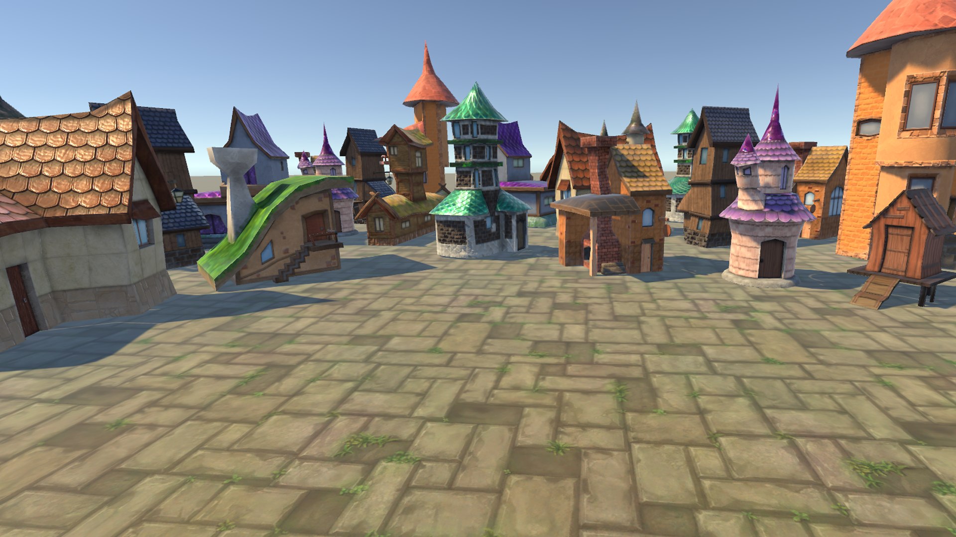 Toon Buildings Pack V2 3D Model - TurboSquid 1801325
