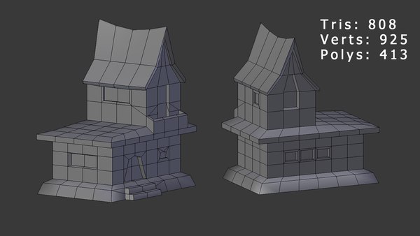 Toon buildings pack v2 3D model - TurboSquid 1801325