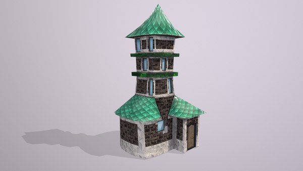 Toon buildings pack v2 3D model - TurboSquid 1801325