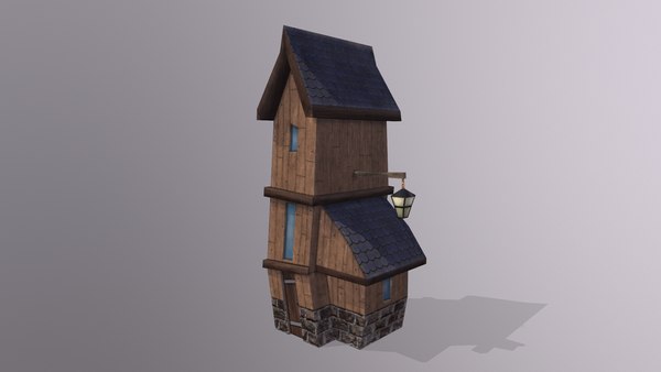 Toon buildings pack v2 3D model - TurboSquid 1801325