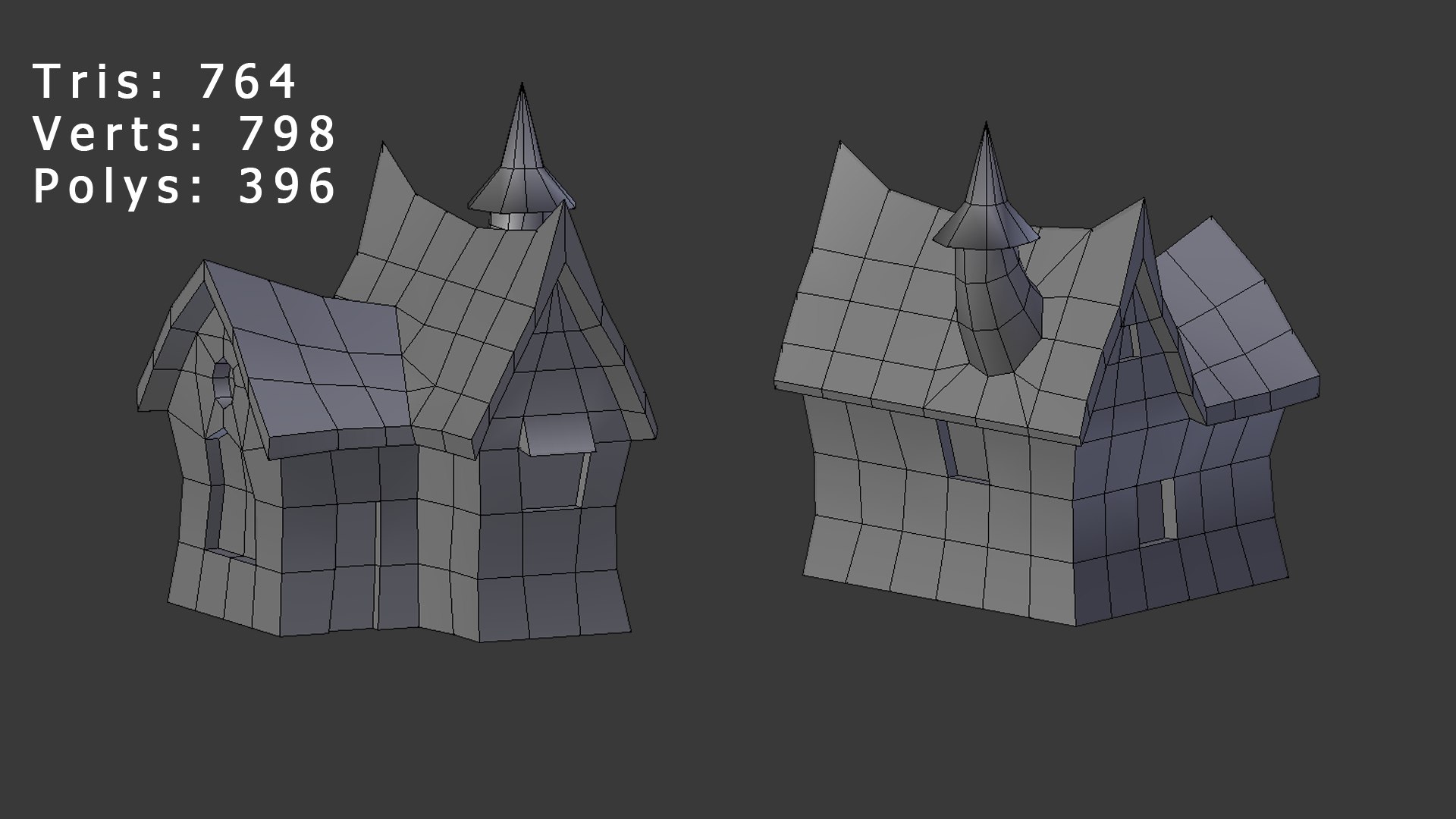 Toon Buildings Pack V2 3D Model - TurboSquid 1801325