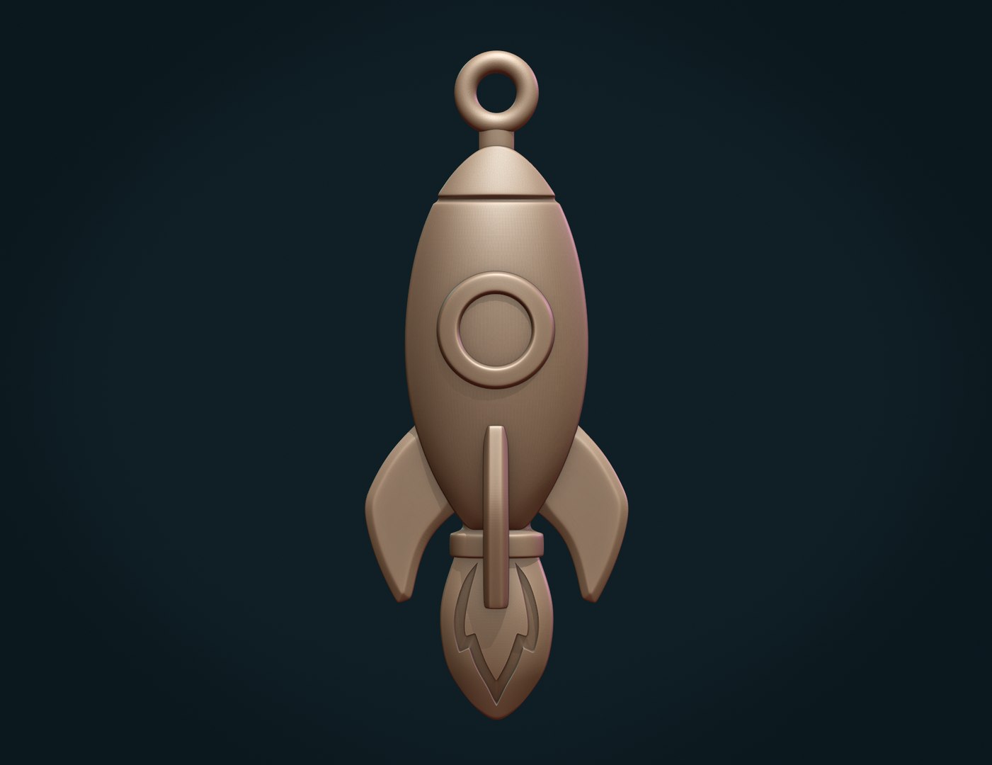 Rocket Charm 3D Model - TurboSquid 1660481