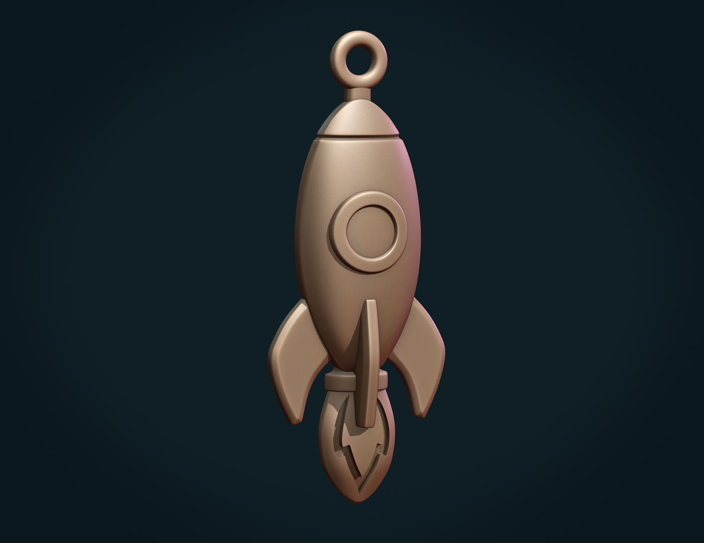Rocket Charm 3D Model - TurboSquid 1660481