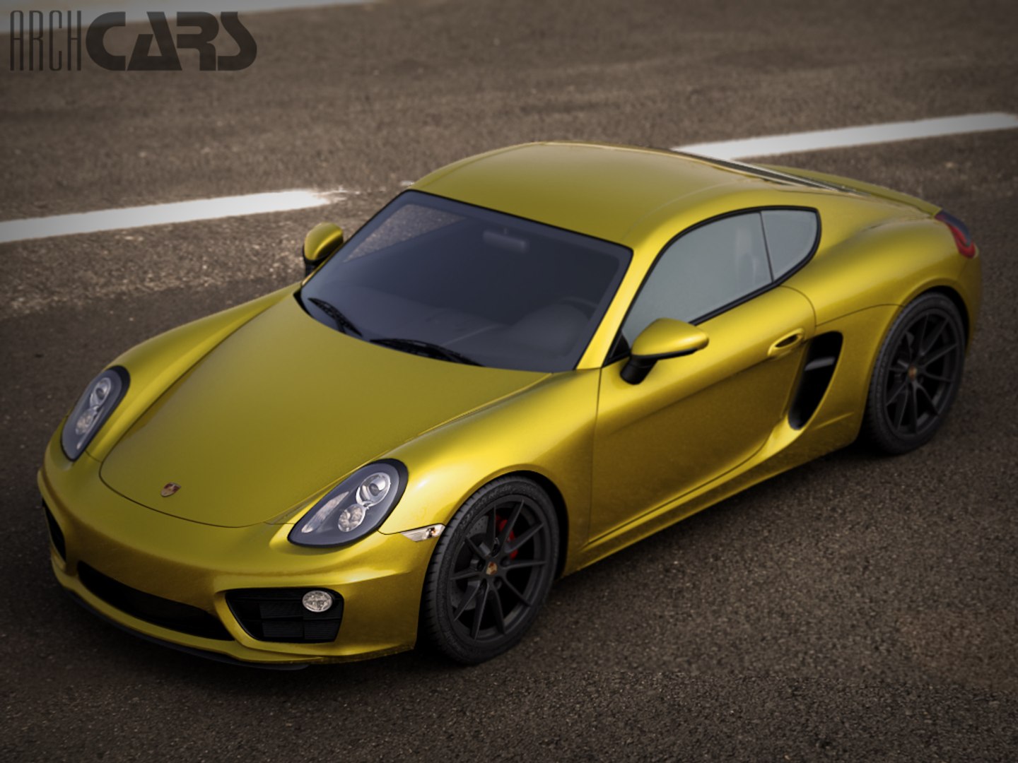 Porsche Cayman 3d Model