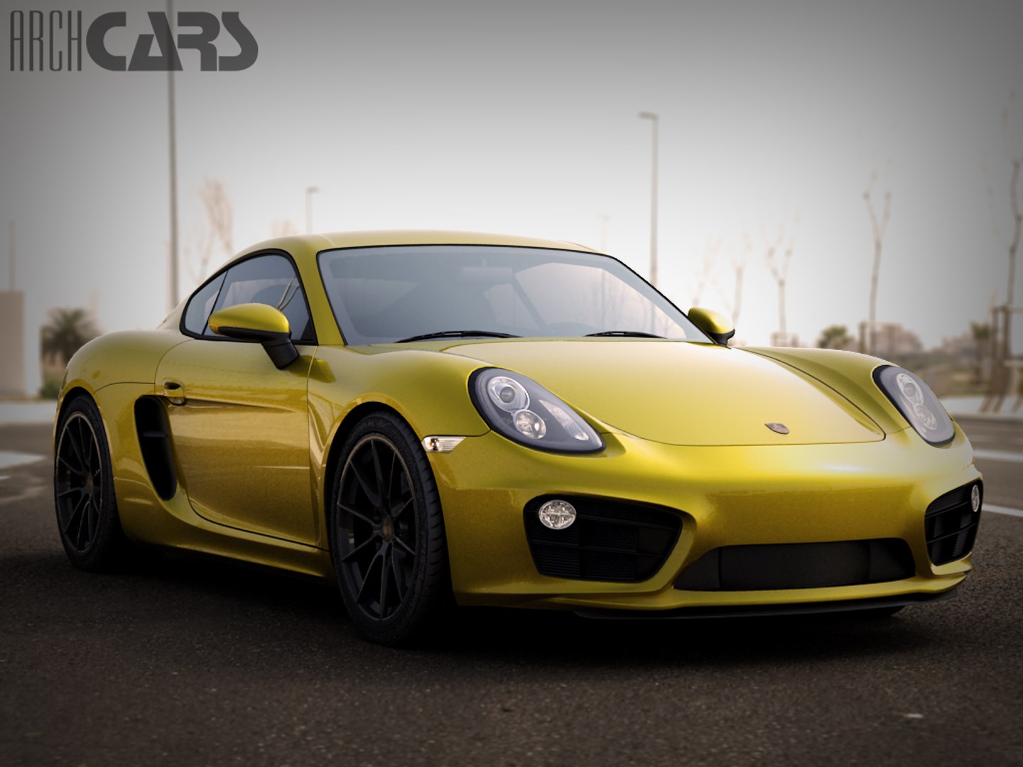 Porsche Cayman 3d Model