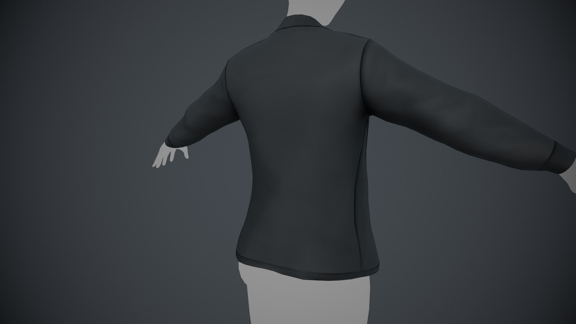 Female Black Jacket Style 1 3D model - TurboSquid 1923536