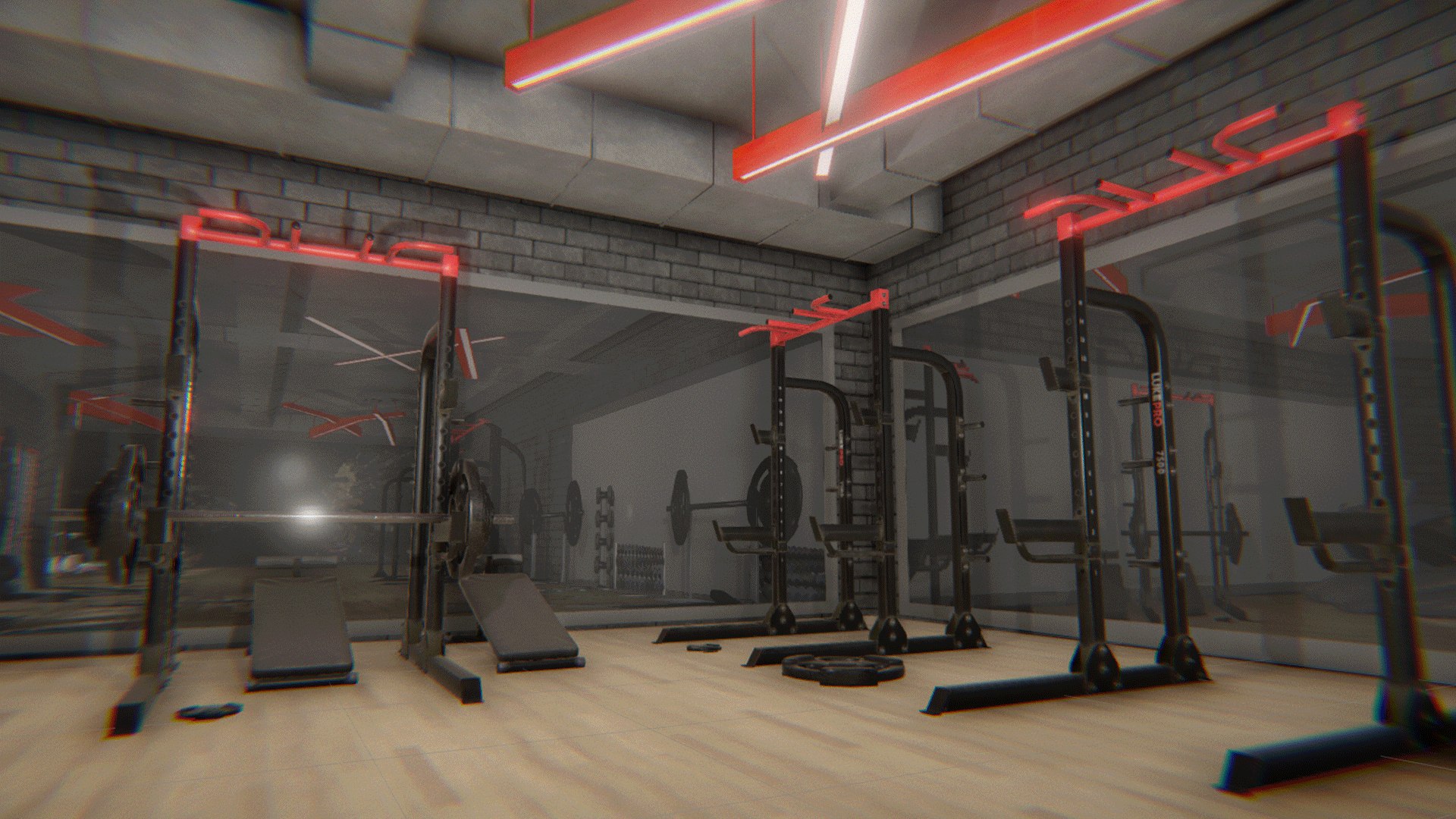 Vr Fitness Hall - 3D Model - TurboSquid 1427853