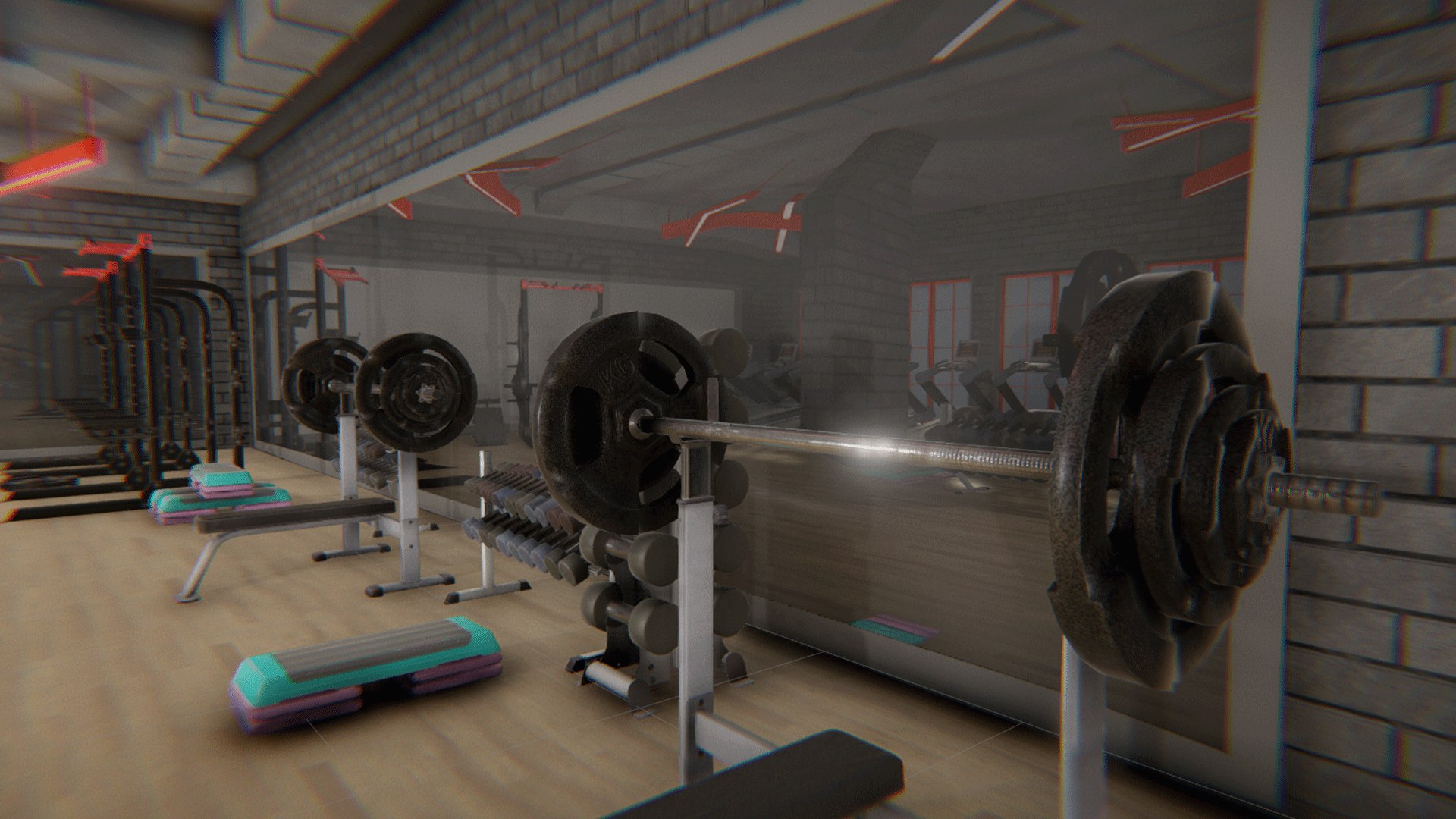 Vr Fitness Hall - 3D Model - TurboSquid 1427853