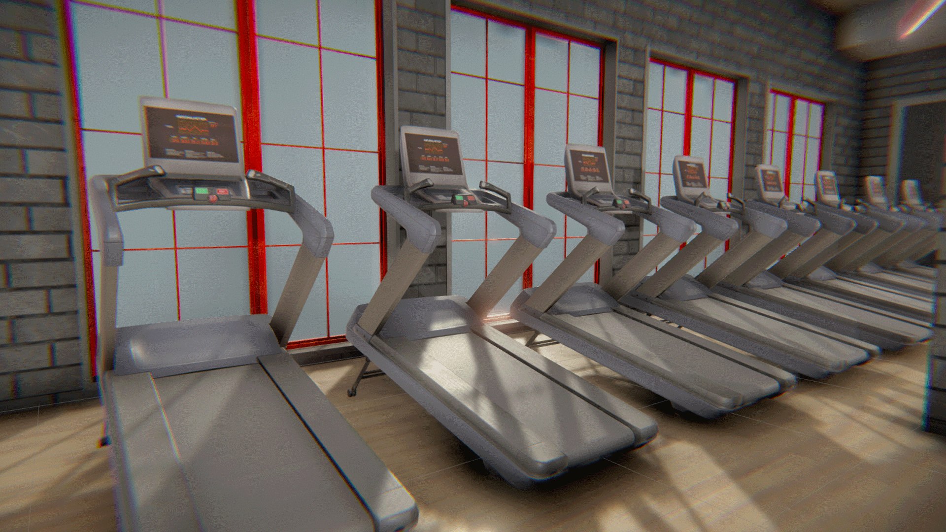 Vr Fitness Hall - 3D Model - TurboSquid 1427853