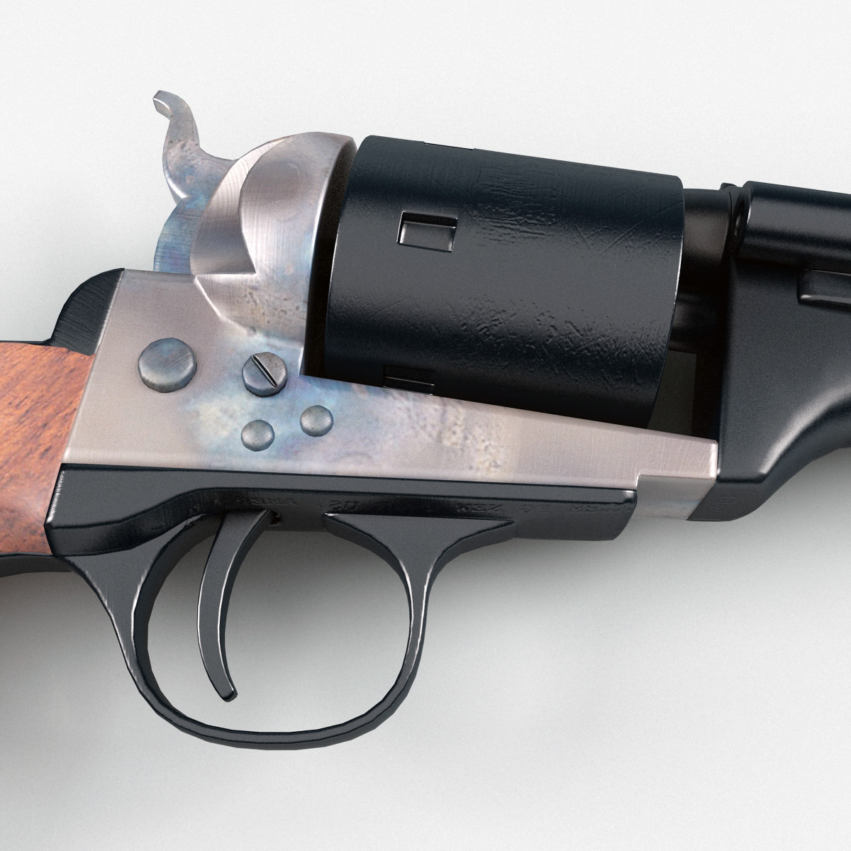 3d 1872 colt open model