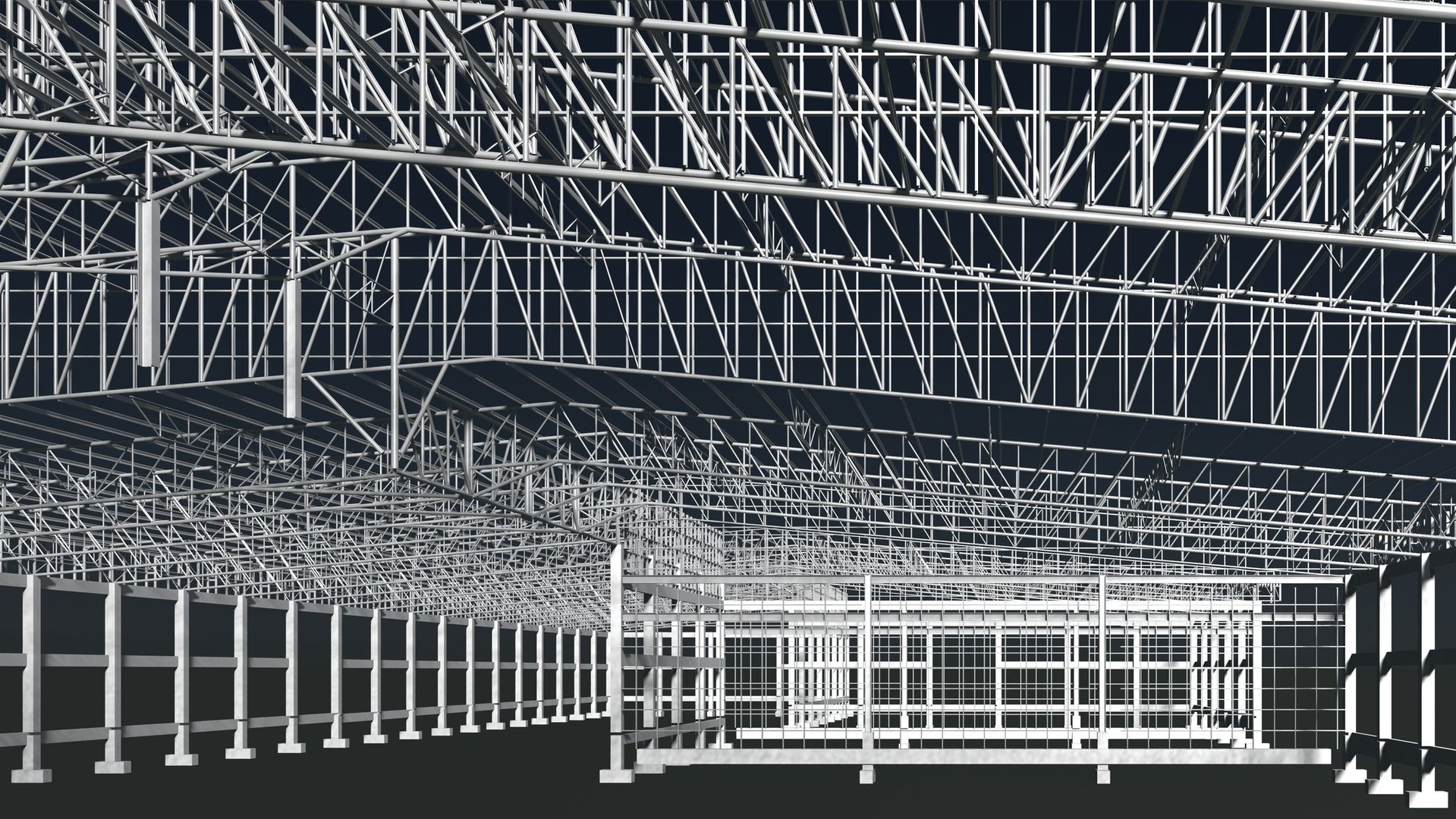 3D Building Structure In Concept 2407 Model - TurboSquid 2204760