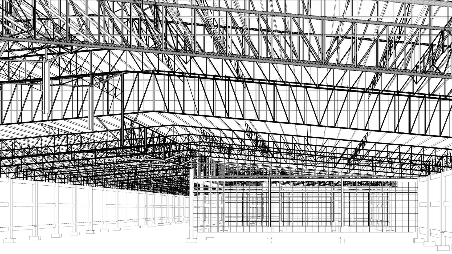 3D Building Structure In Concept 2407 Model - TurboSquid 2204760
