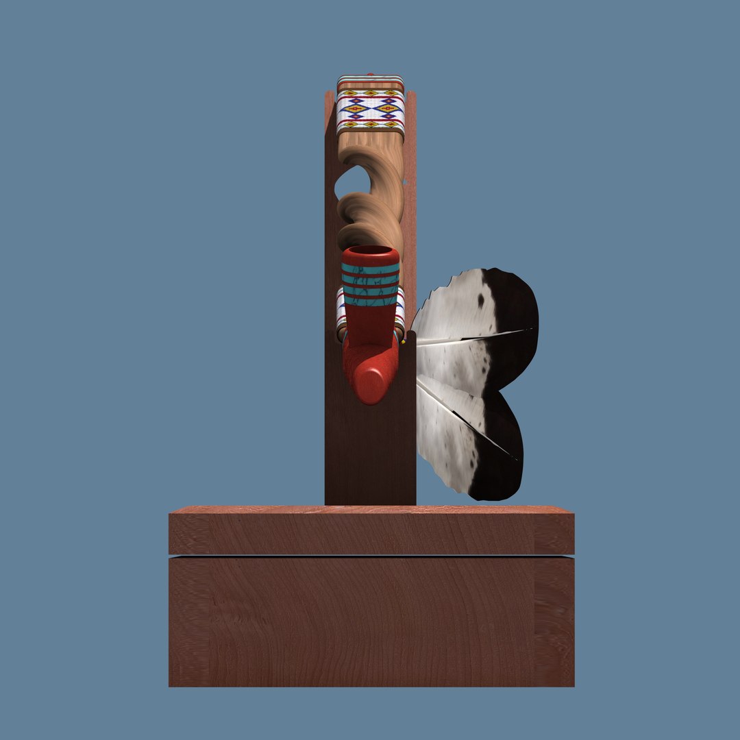 4 Winds Peace Pipe 3d 3ds