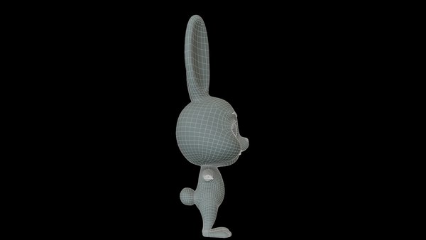 3D animal rabbit rig cartoons model - TurboSquid 1392623