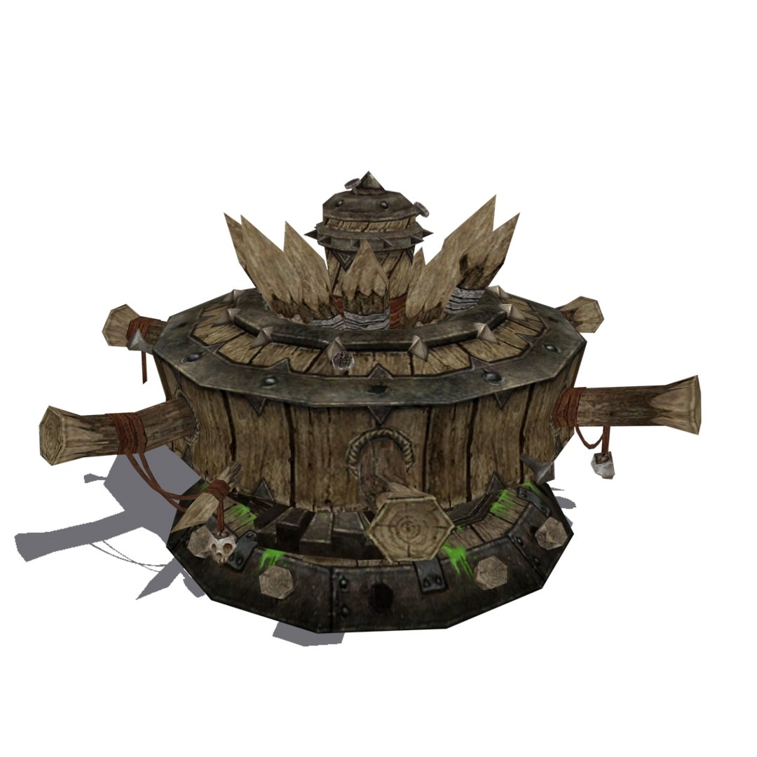 Ancient Wood Winch 3D Model - TurboSquid 1231762