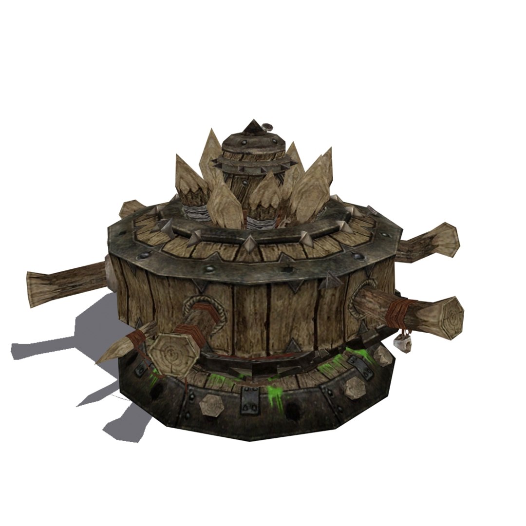 Ancient Wood Winch 3D Model - TurboSquid 1231762
