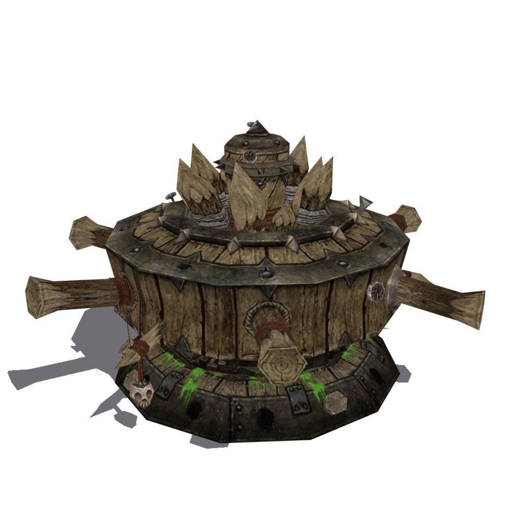 Ancient Wood Winch 3D Model - TurboSquid 1231762