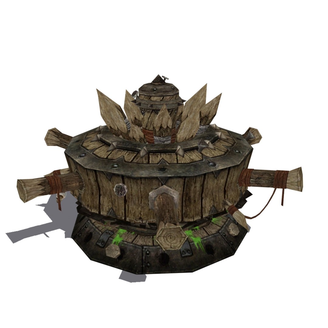 Ancient Wood Winch 3D Model - TurboSquid 1231762