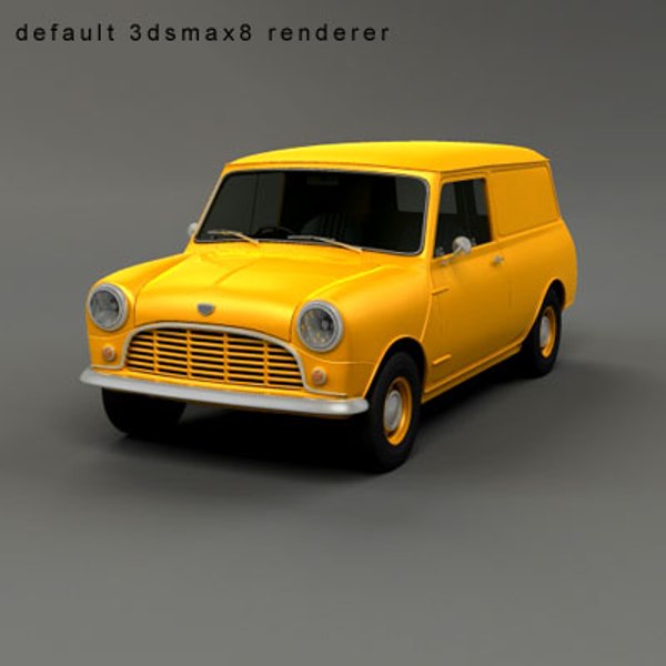 mini van 3d max