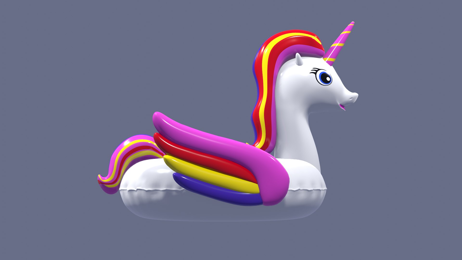 3D Inflatable Unicorn Toy Model - TurboSquid 2081883