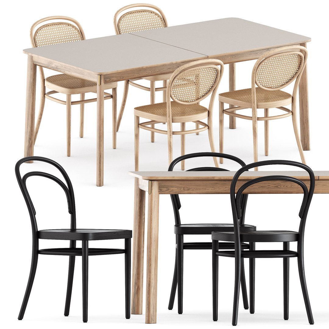 214 And 215R Chair And Patch HW1 Table Model - TurboSquid 1998259