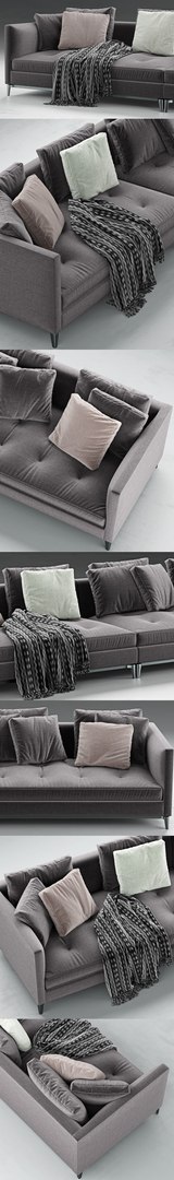 Minotti Andersen Slim 103 3D Model - TurboSquid 1598008