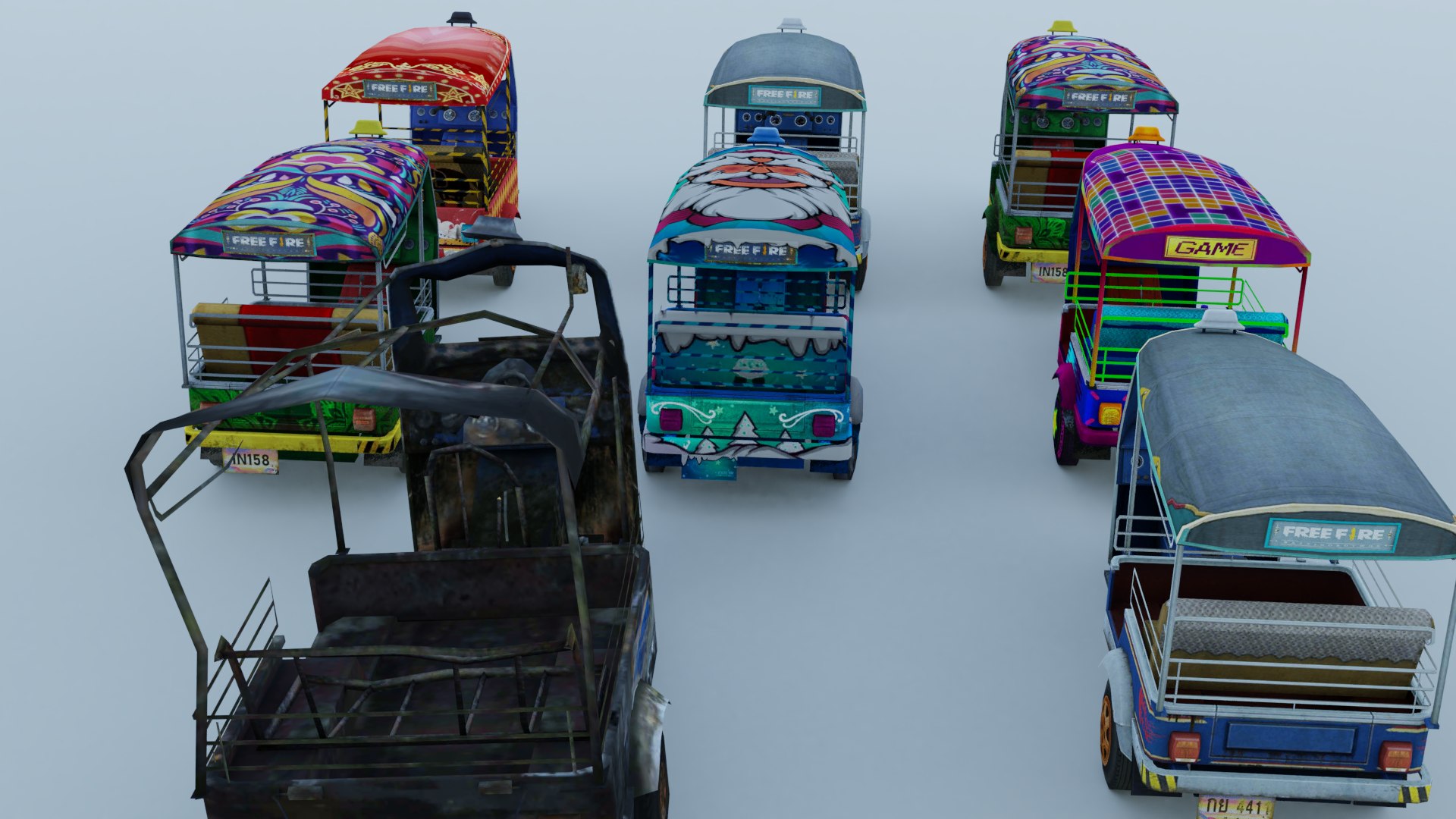 3D Model Vehicle Car Tutu 12x - TurboSquid 1857756