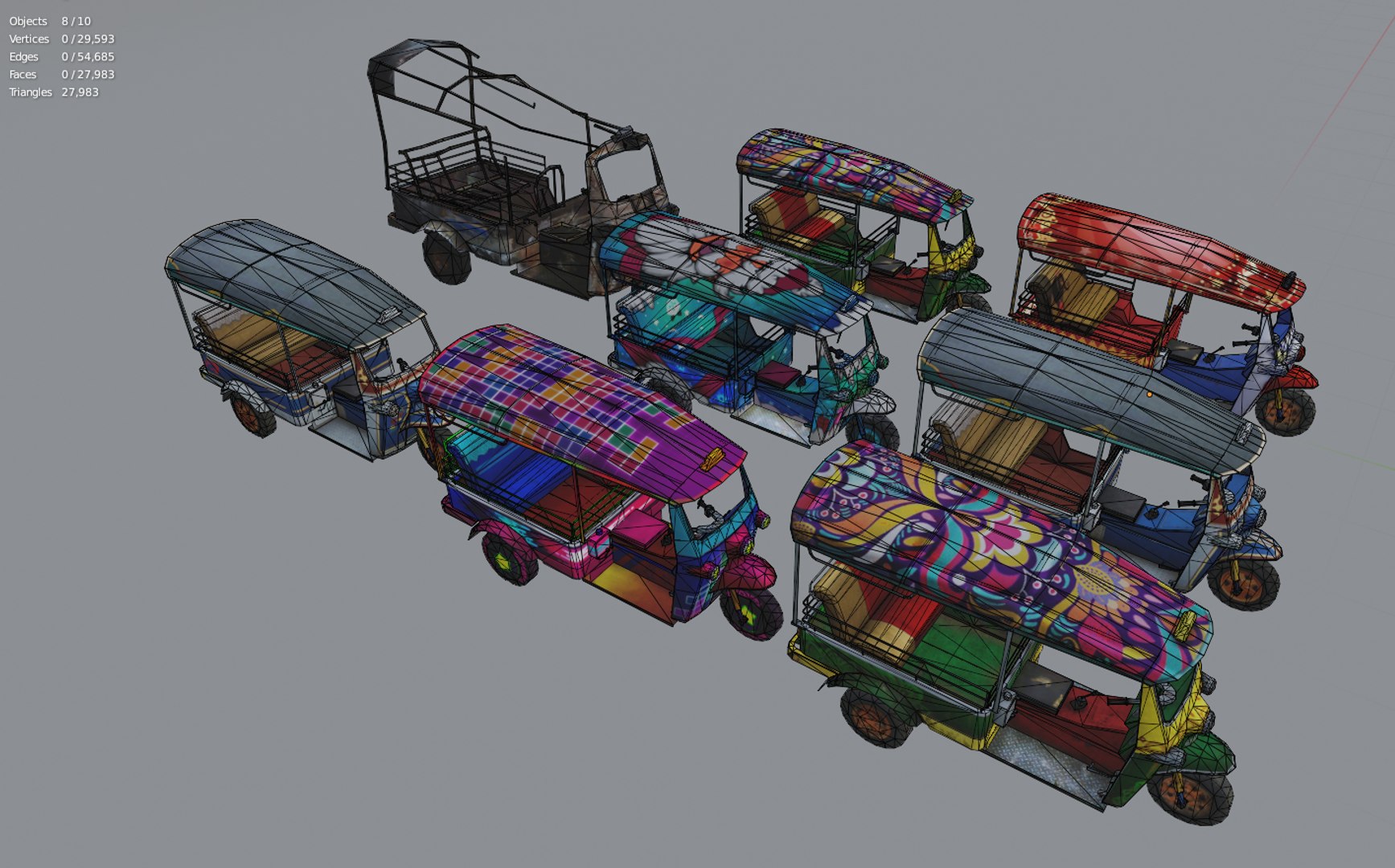 3D Model Vehicle Car Tutu 12x - TurboSquid 1857756