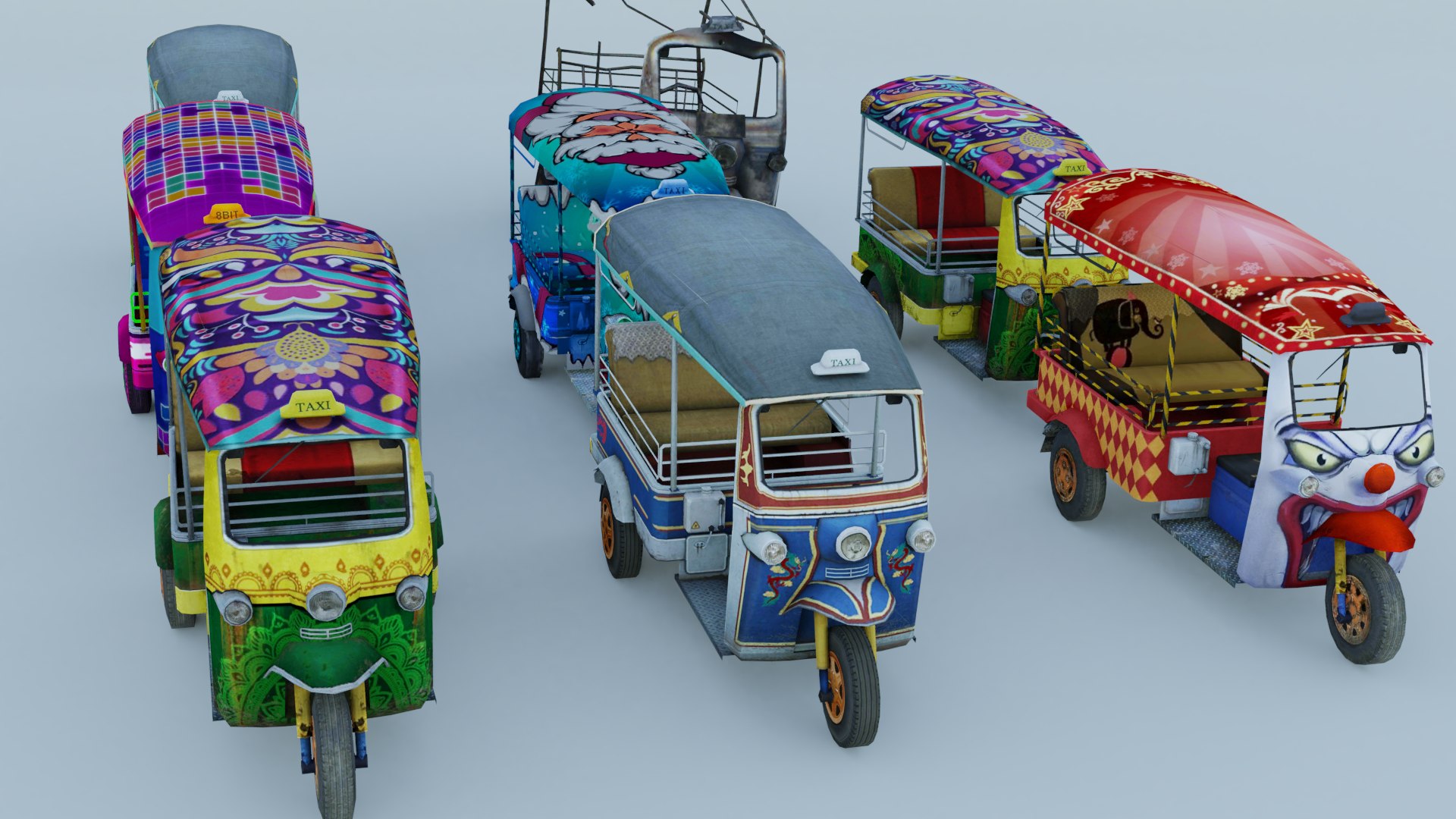 3D Model Vehicle Car Tutu 12x - TurboSquid 1857756