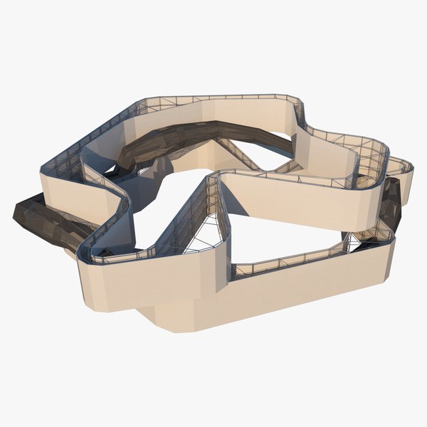 3D модель Abstract envelope of building - TurboSquid 2072979