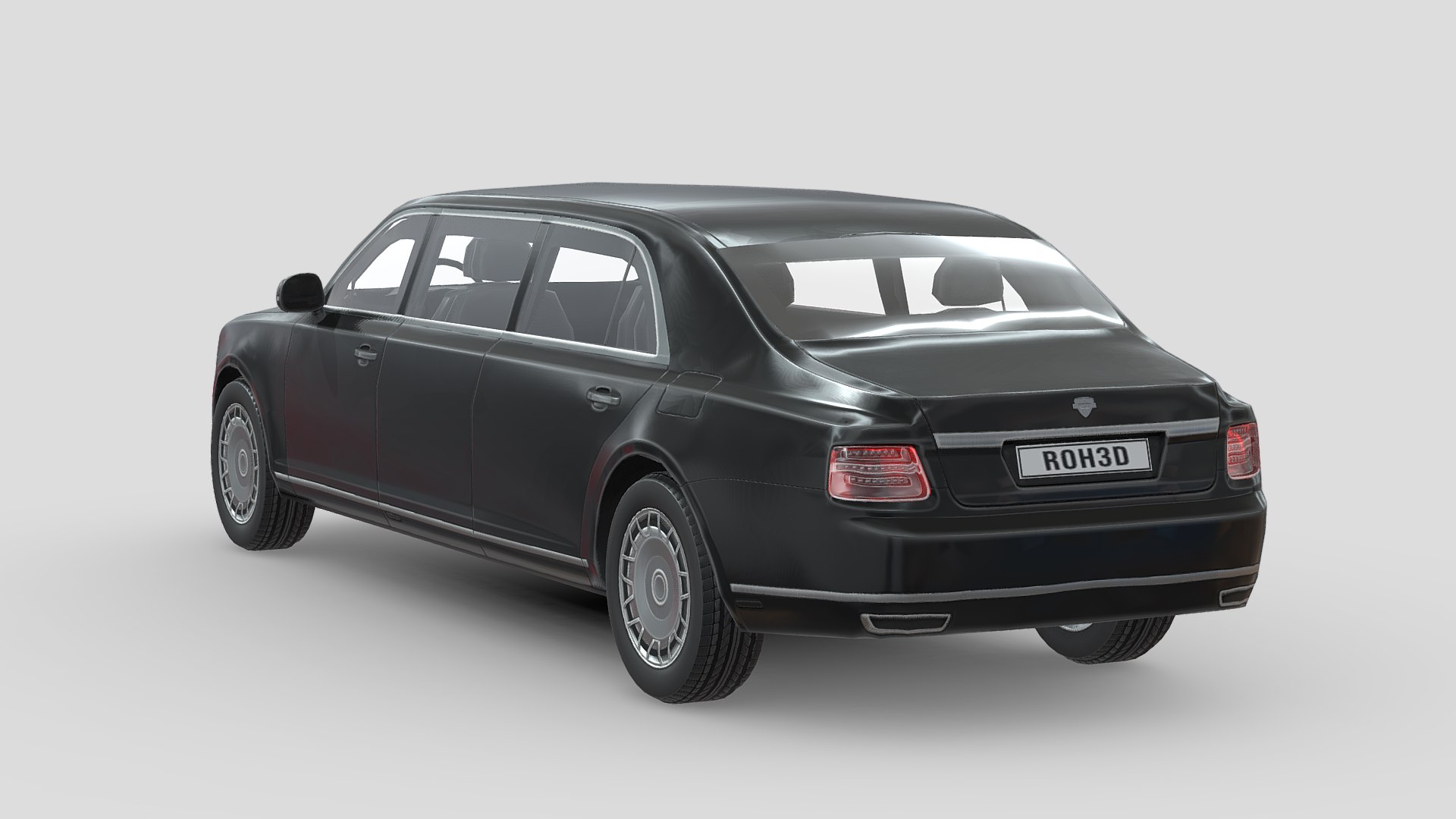 Aurus Senat Presidential Limousine 3D - TurboSquid 2160056