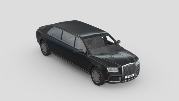 Limuzyna prezydencka Aurus Senat Model 3D - TurboSquid 2160056