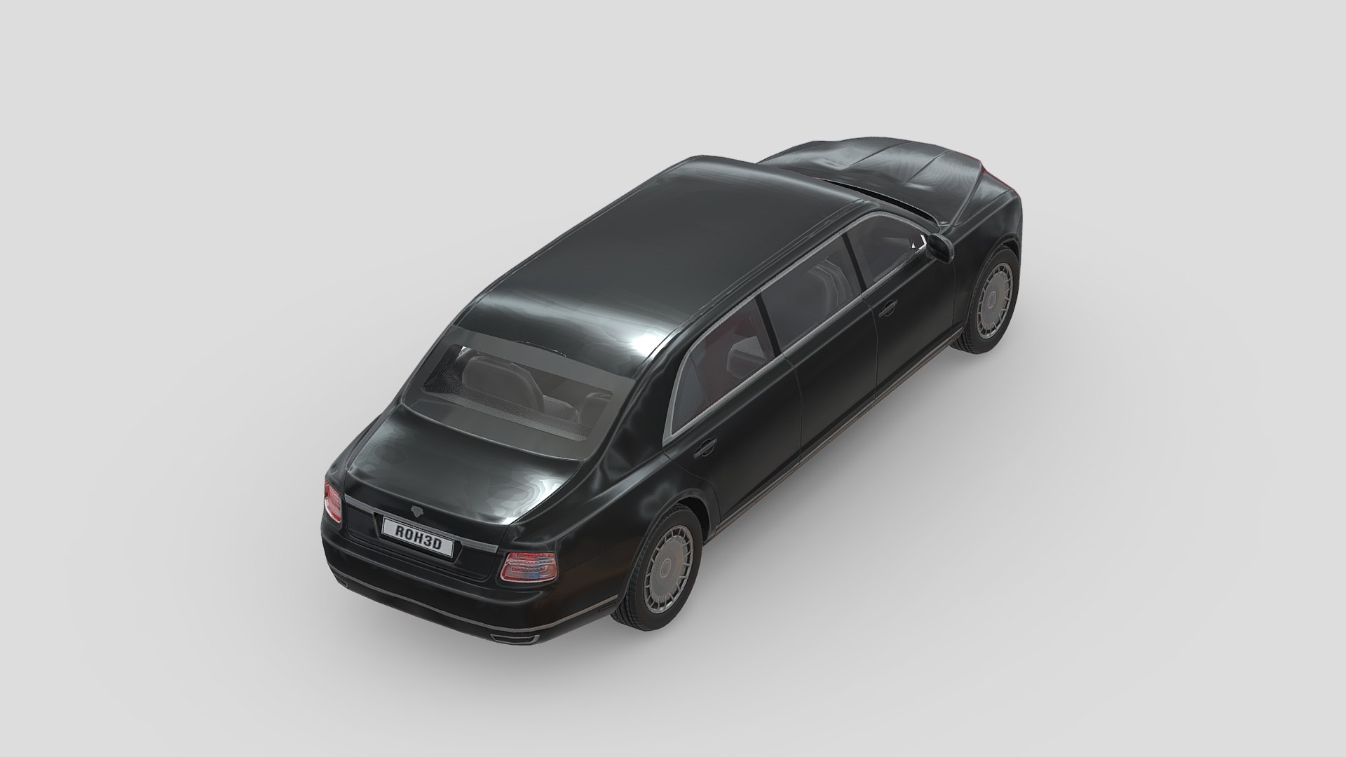 Aurus Senat Presidential Limousine 3D - TurboSquid 2160056