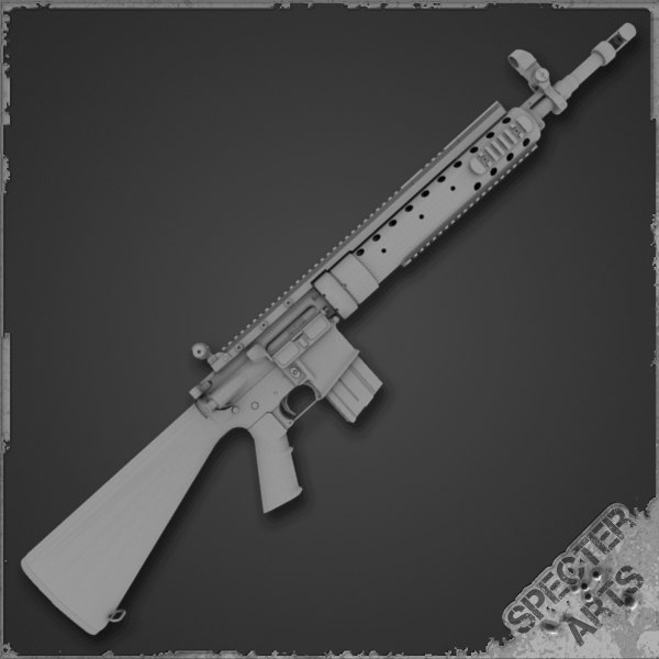 3d ar15 rifle tactical