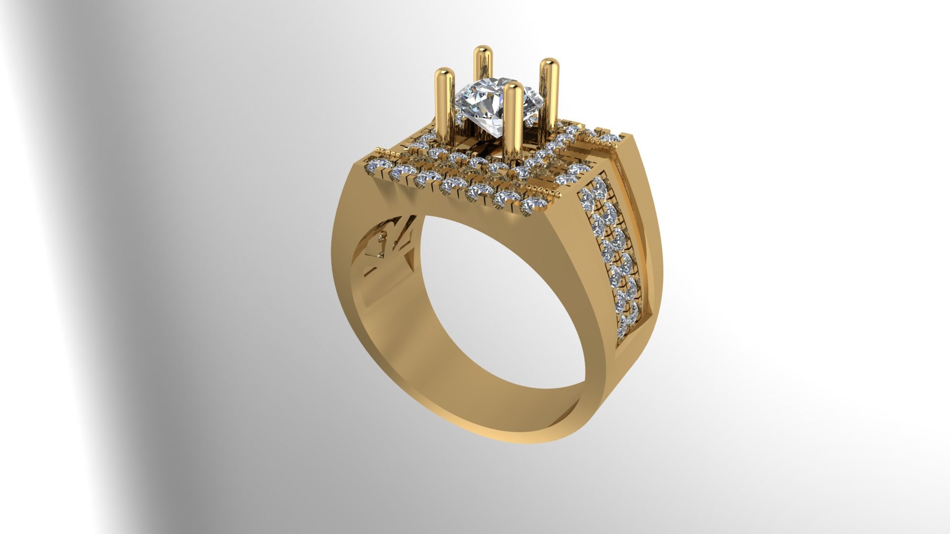 3D Men Ring 320 - TurboSquid 2334030