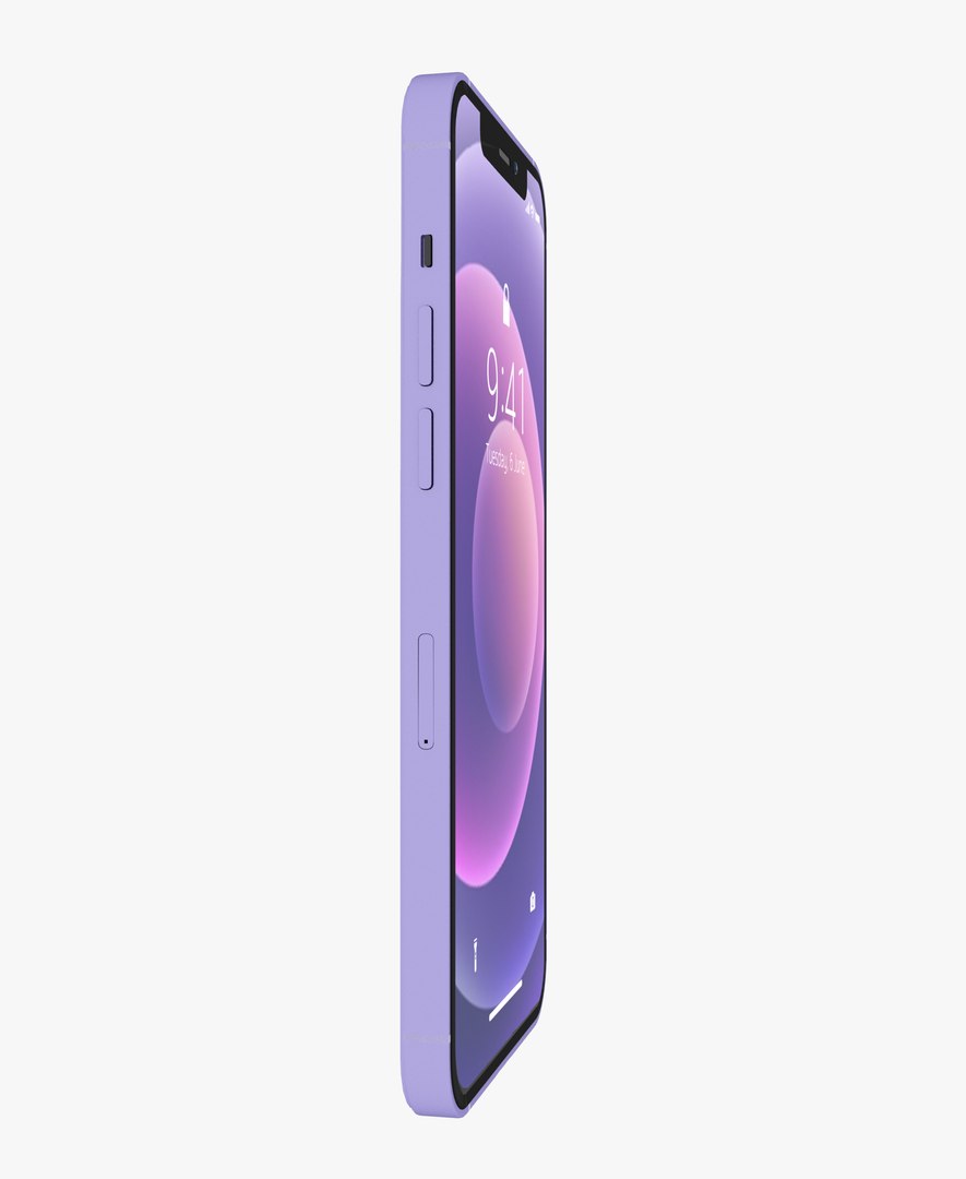 Iphone 12 Purple 3D - TurboSquid 1724105