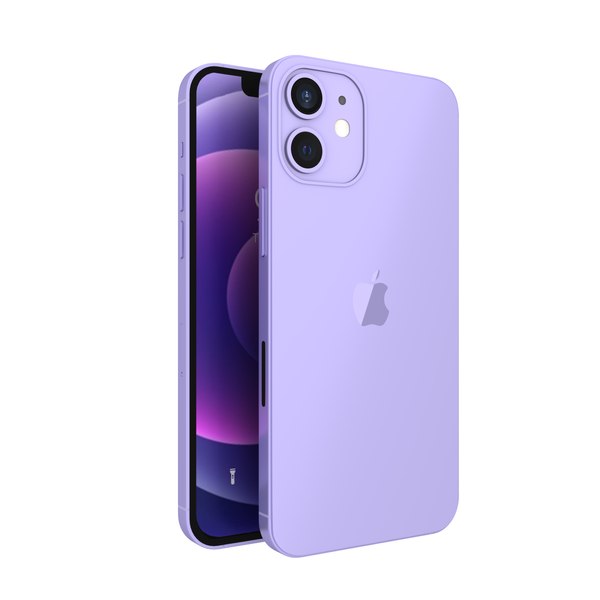 Iphone 12 roxo Modelo 3D - TurboSquid 1724105
