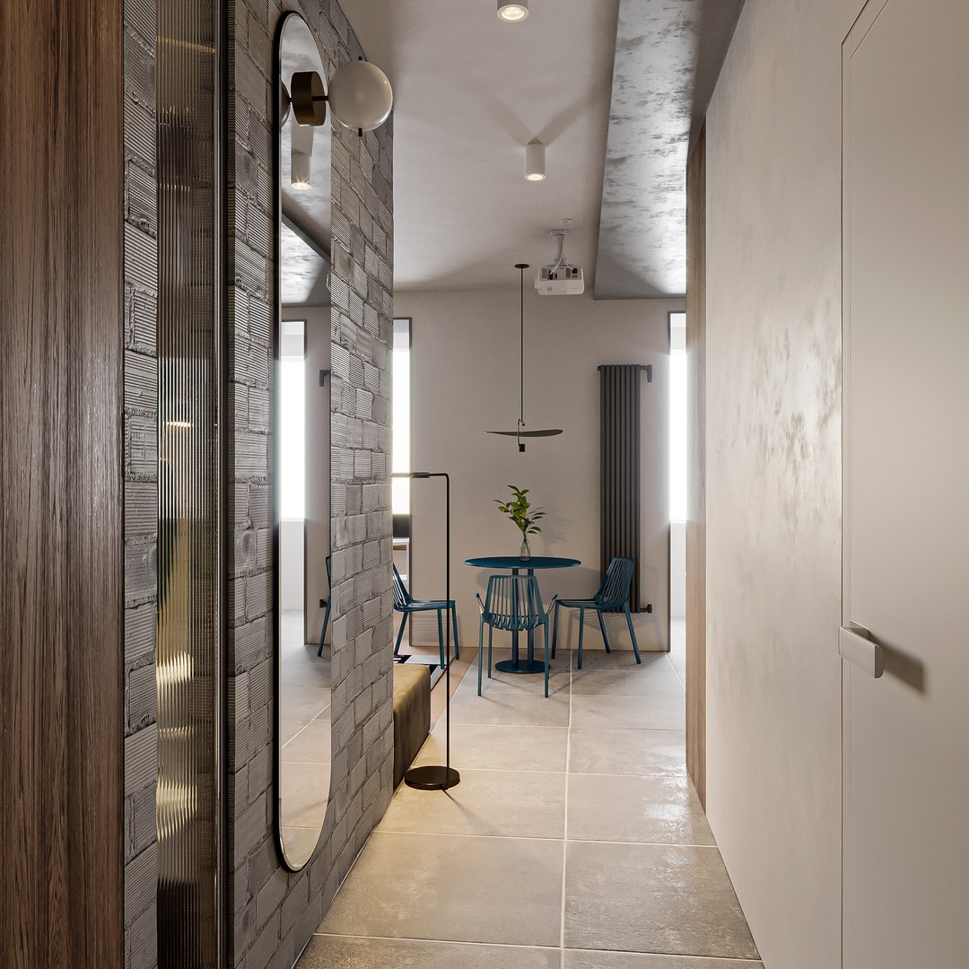 3D Apartment Studio Design 01 - TurboSquid 1954065