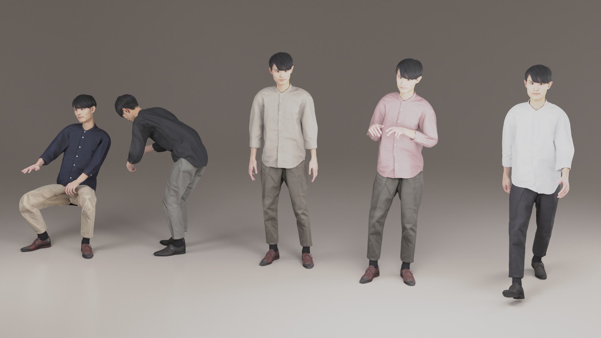 3D Asian Man Animation 3D 153 Toshi - TurboSquid 2142545