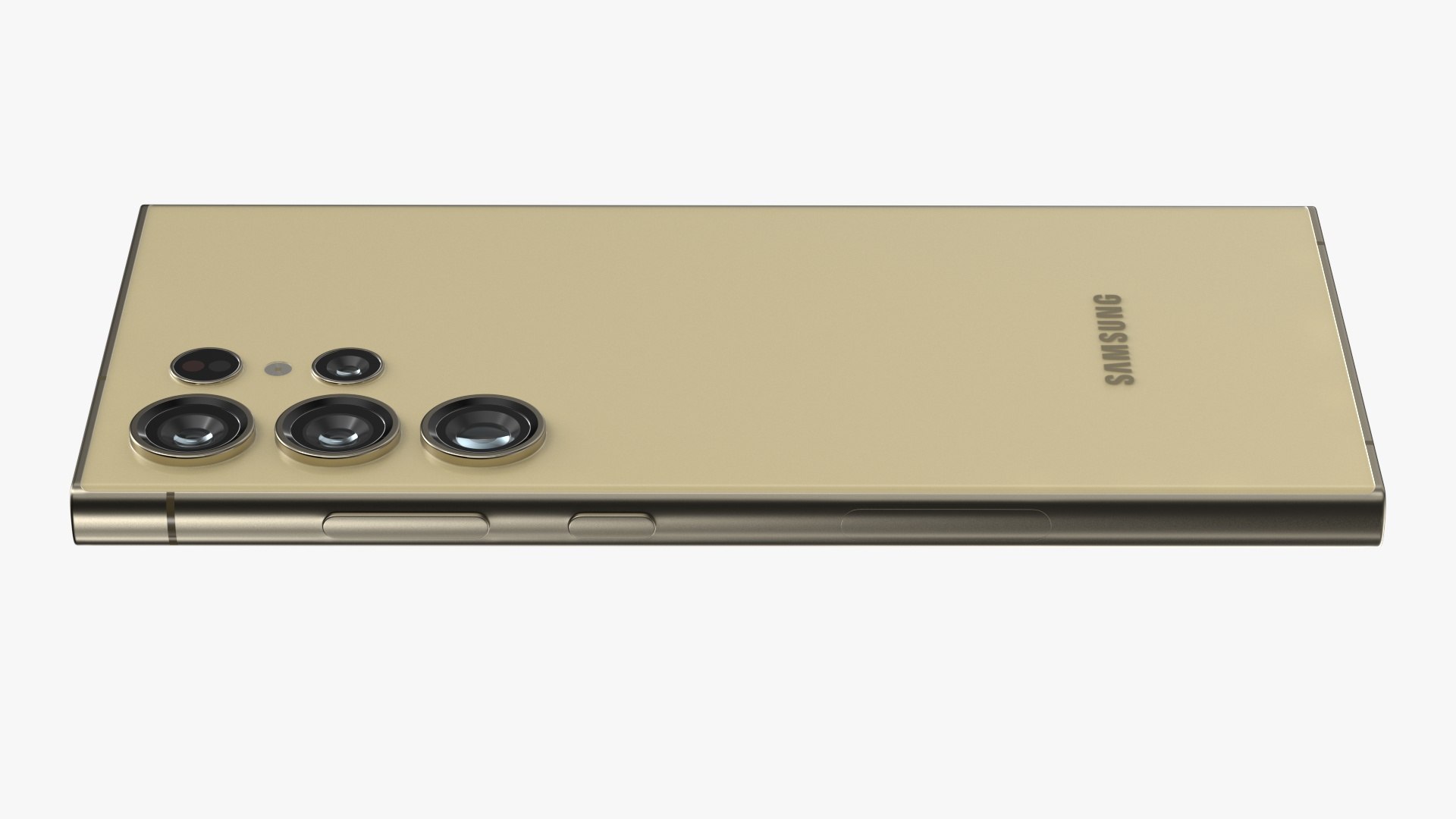 Samsung Galaxy S24 Ultra Titanium Yellow 3D Model - TurboSquid 2160756