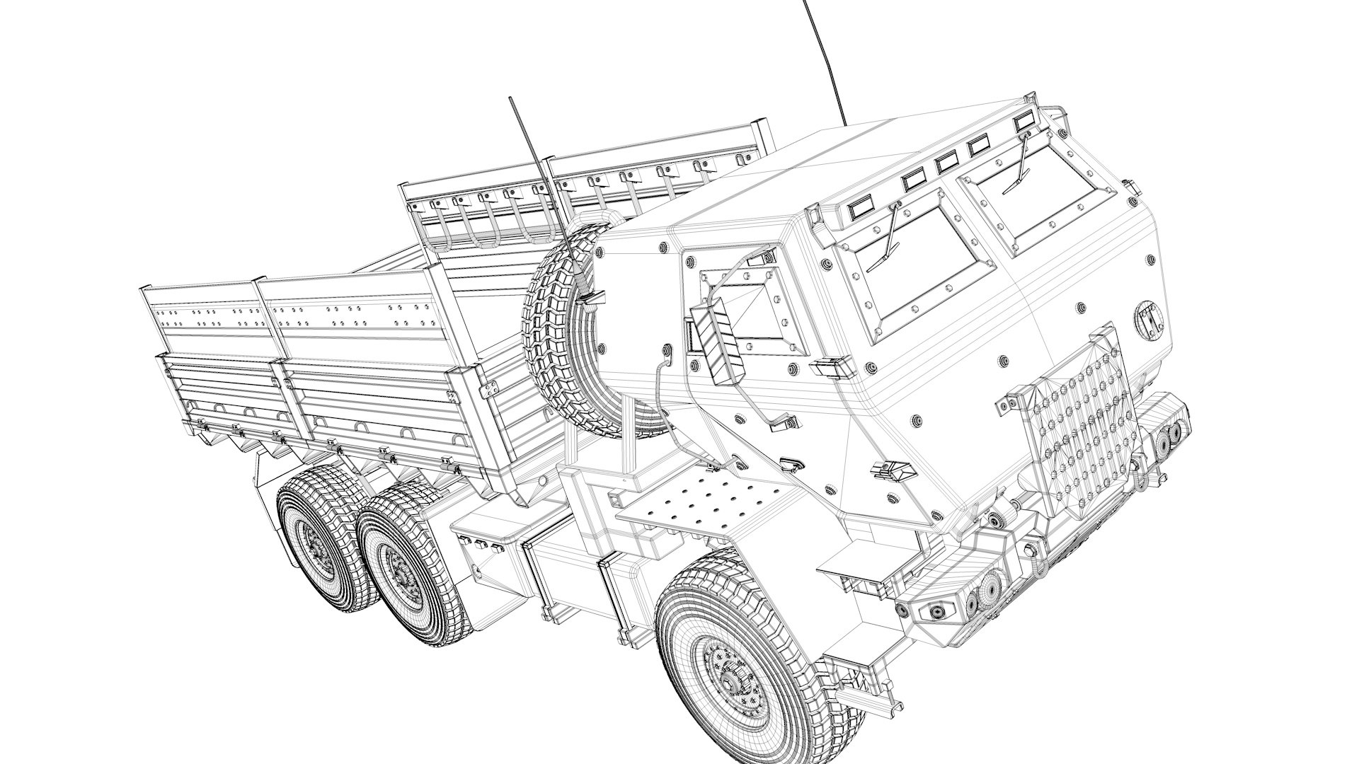 LMTV M1078 Armor 3D - TurboSquid 2297370