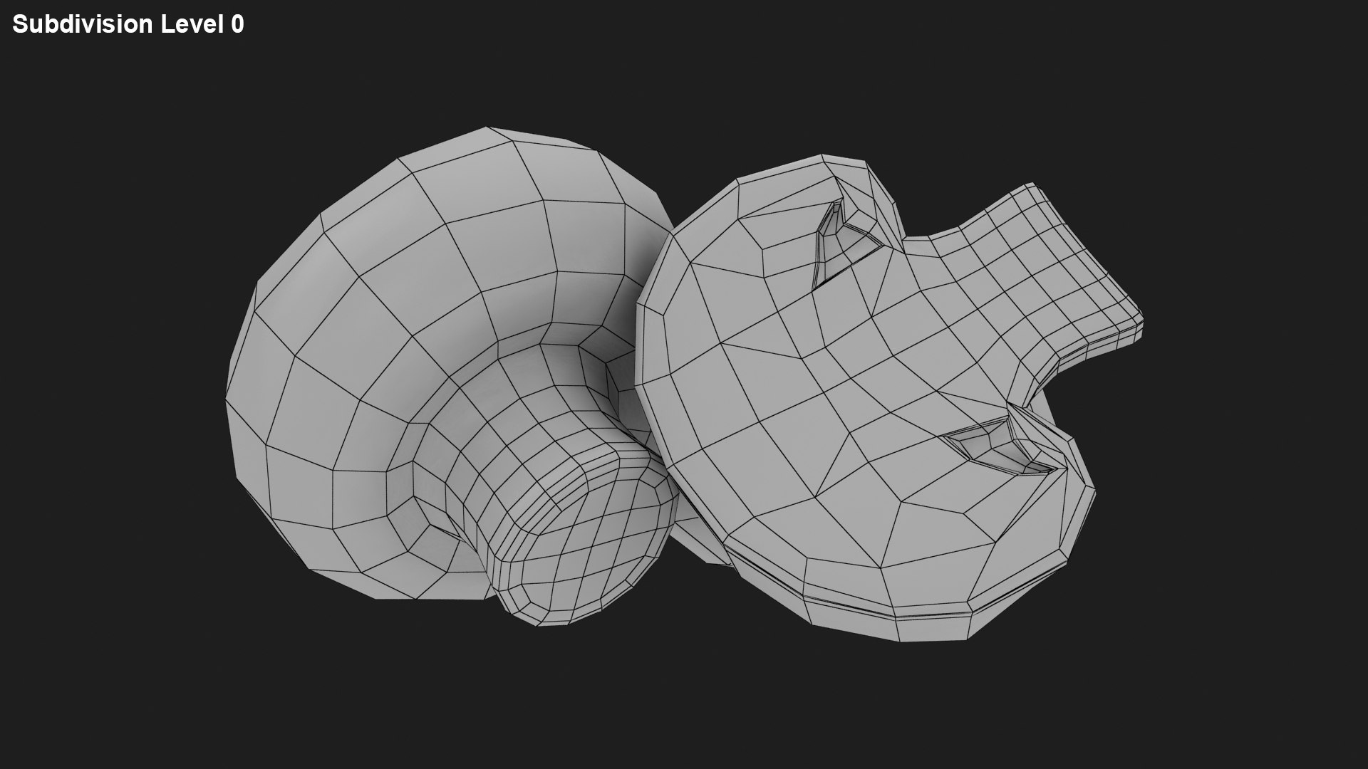 Common mushroom 3D - TurboSquid 1184164