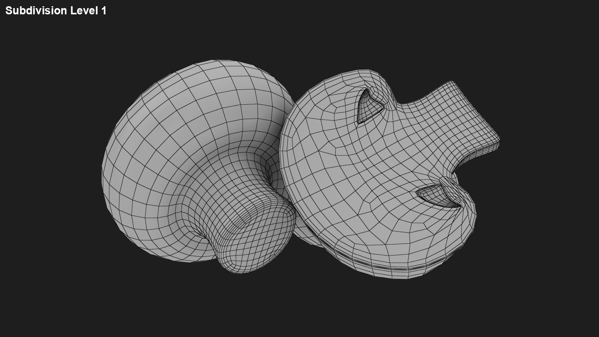 Common mushroom 3D - TurboSquid 1184164