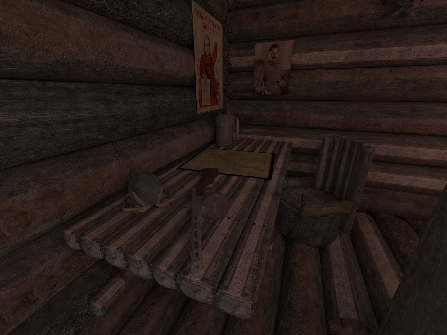 Military Dugout Model - TurboSquid 1510660