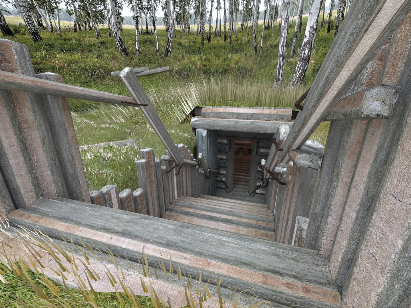 Military Dugout Model - TurboSquid 1510660
