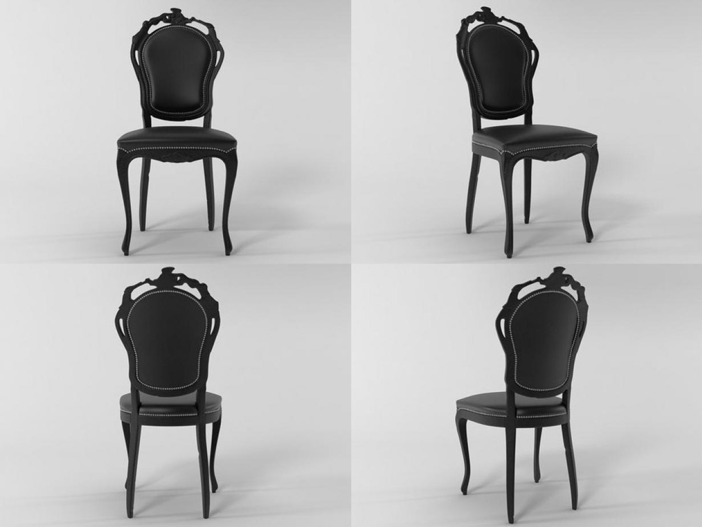 Smoke Dining Chair 3D - TurboSquid 1182722