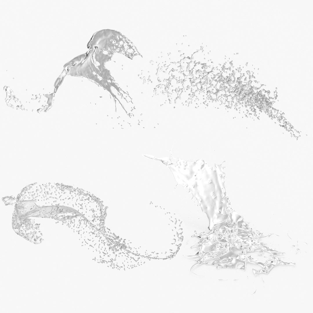 Water Splash 3 3D - TurboSquid 1288405
