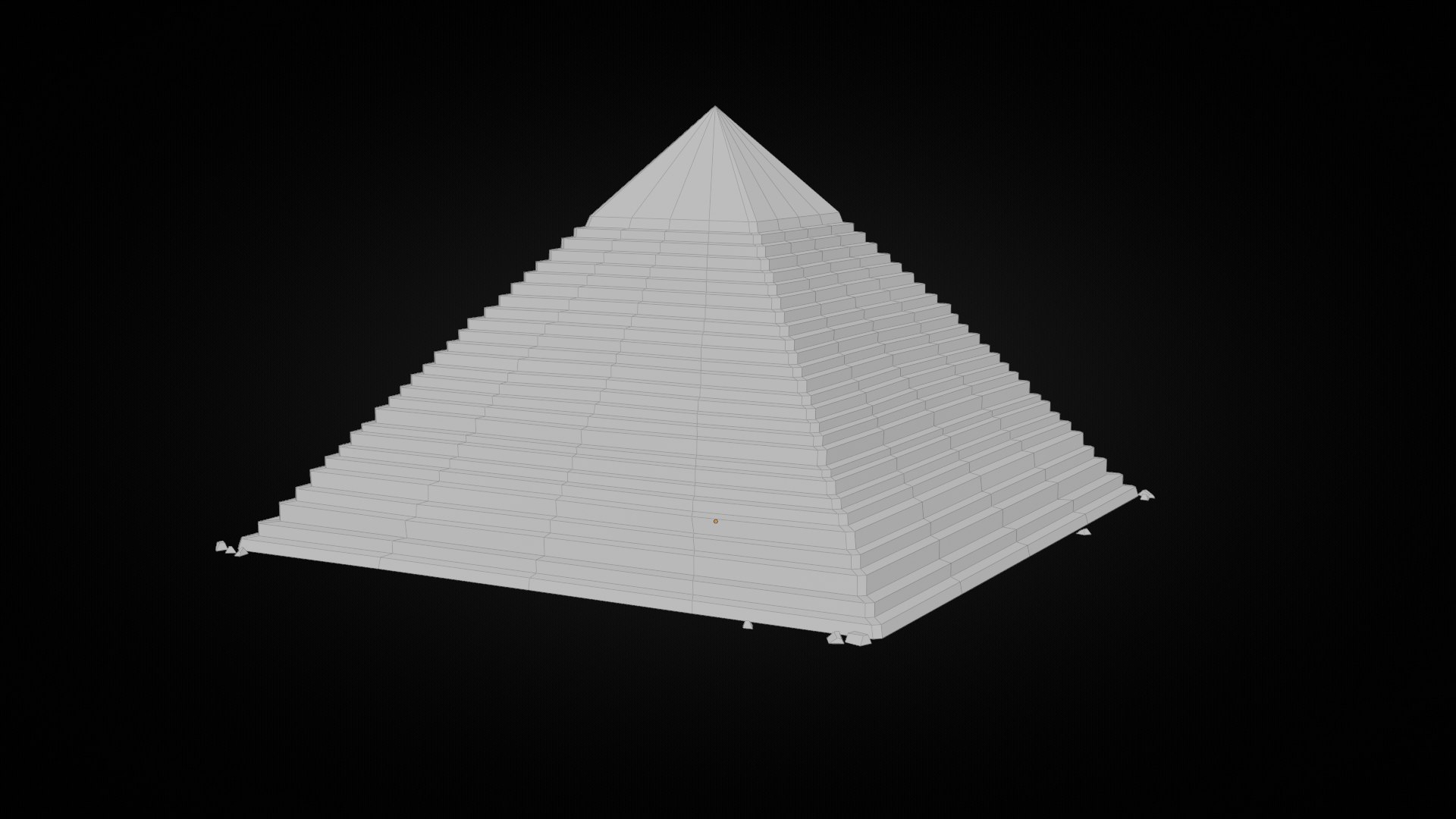 Low Poly Pyramid Model - TurboSquid 2340159