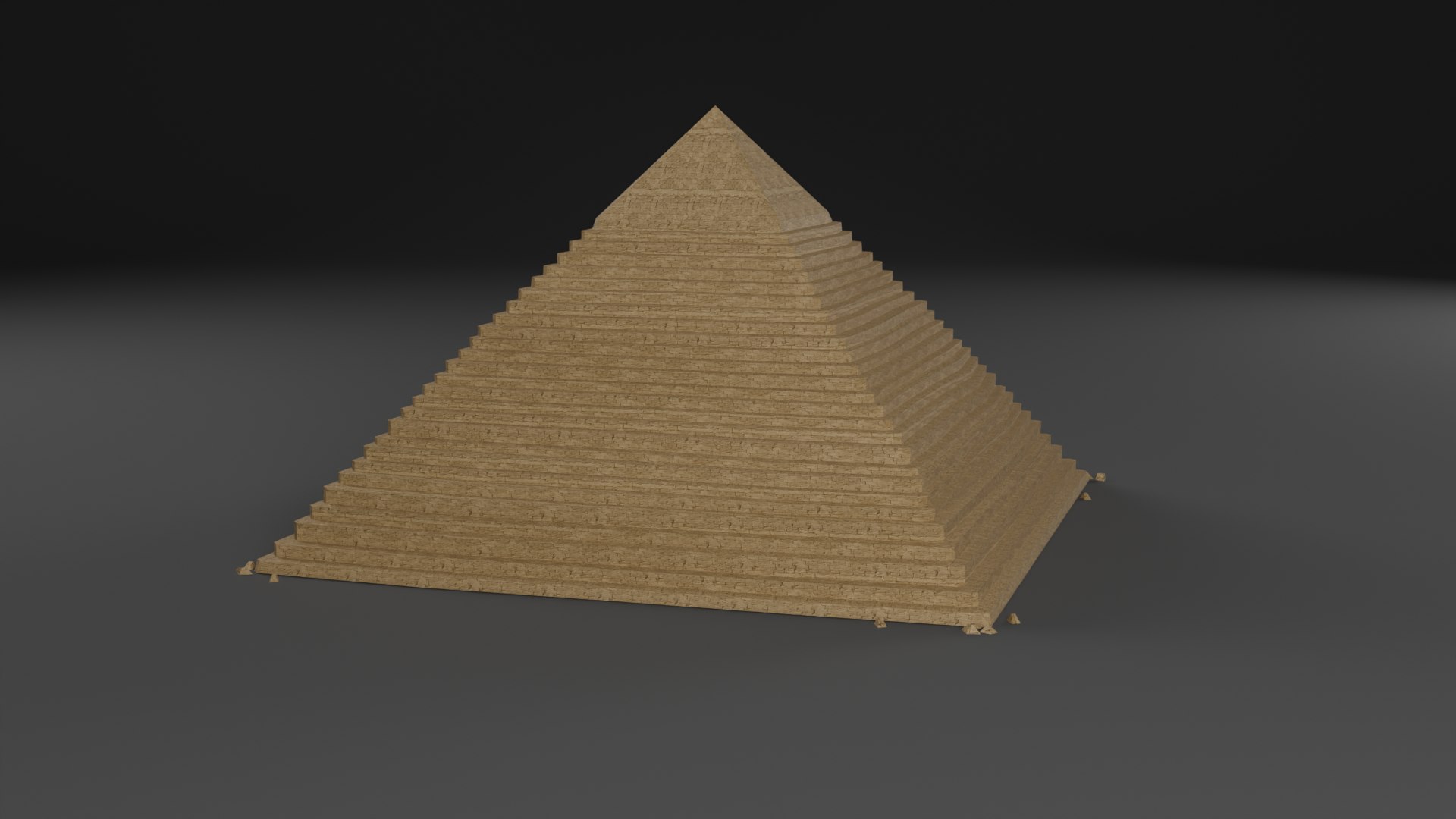 Low Poly Pyramid Model - TurboSquid 2340159